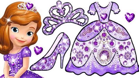 کاردستی و نقاشی برای لباس و کفش عروسک سوفیا