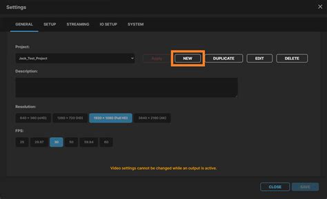 Creating Editing And Duplicating Projects Quicklink Knowledge Base