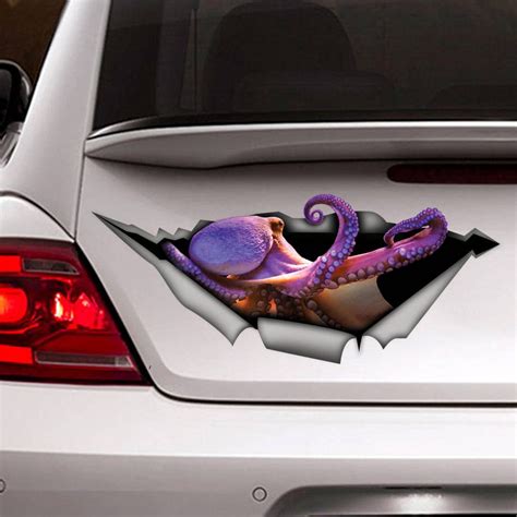 Octopus Car Decal Vinyl Decal Car Decoration Sea Decal Octopus