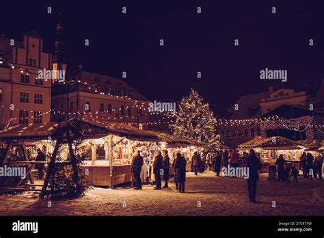 Tallinn Harju County Estonia 11dec2023 Tallinn Christmas Market On