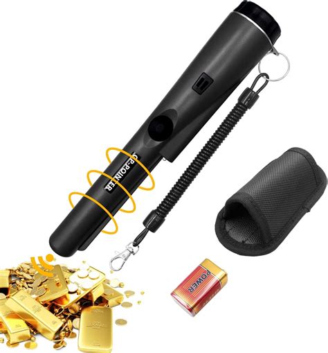 Syitoock Metal Detector Pinpointer Professional Handheld Pin Pointer Wand 360°search Treasure