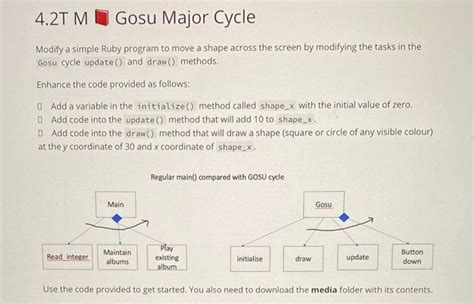 Solved Hello I Need Help With Creating A Ruby Program To