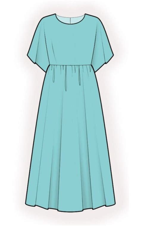 2343 Womens Dress Sewing Pattern Pdf Smlxl Custom Size Wedding