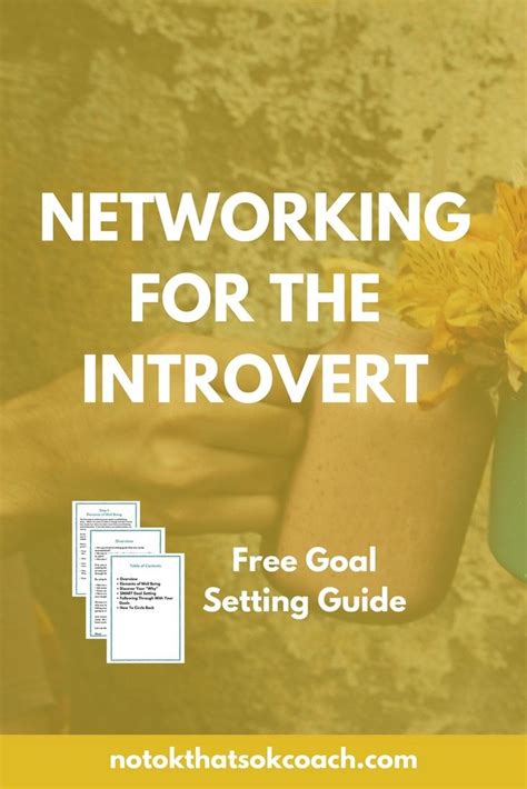 networking for the introvert click to view tips and download free goal