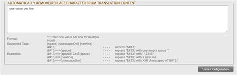 Automatically Removereplace Character From Translation Content