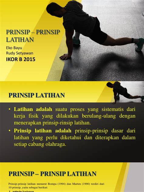 Prinsip Prinsip Latihan 1 Pdf