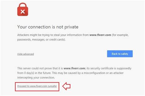 checking if the site connection is secure