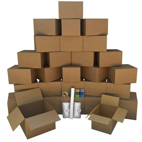 Uboxes Moving Boxes 2 Room Bigger Smart Moving Kit 28 Boxes Tape And More