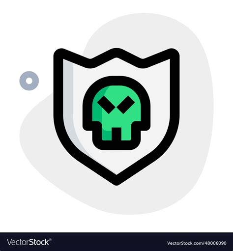 Bug Software Hacked The Shield Programming Vector Image