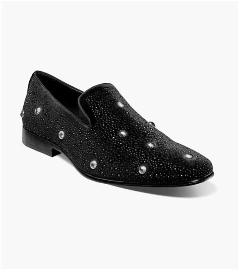 Spangle Rhinestone Slip On Clearance Mens Shoes Stacyadamsca