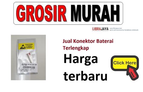 Harga Konektor Baterai Terbaru Toko Librajaya
