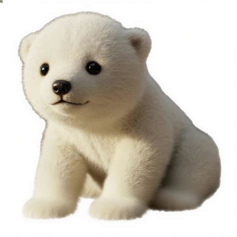 Reyaplay The Polar Pal Adorable Plush Polar Bear Toy Soft Stuffed