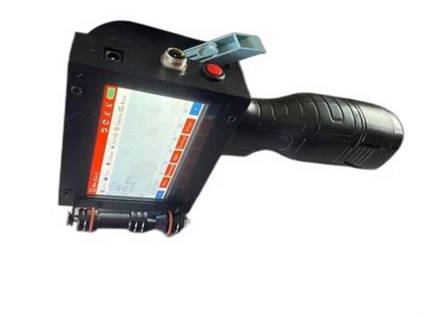 Semi Automatic Handheld Tij Inkjet Printer Capacity 70 Mmin