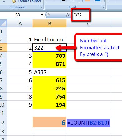 Excel 2010 COUNT Functions COUNT COUNTA COUNTIF And COUNTBLANK