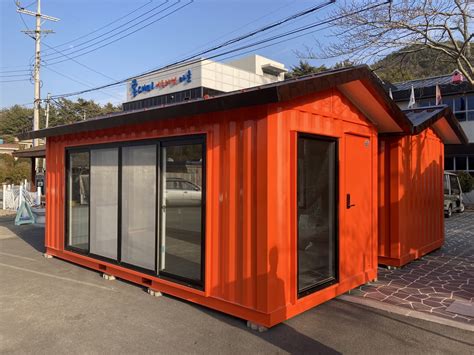 룡대미 어촌 체험마을 컨테이너가설건축물 서진컨테이너