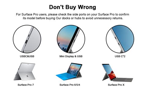 Amazon Com Surface Pro Dock For Surface Pro Pro Pro Usb Hub Docking Station With Gigabit