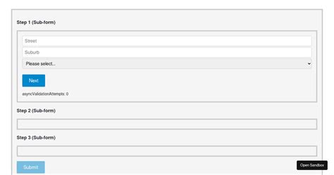 formik subform example codesandbox