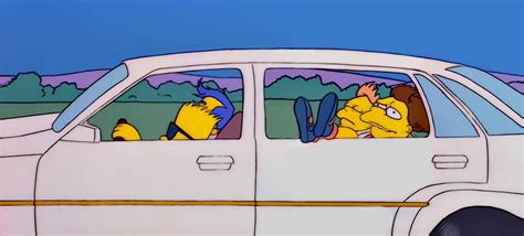 Put Together A Full Picture Of Bart And His Friends Going On A Car Trip In S07x20 Managed To Get