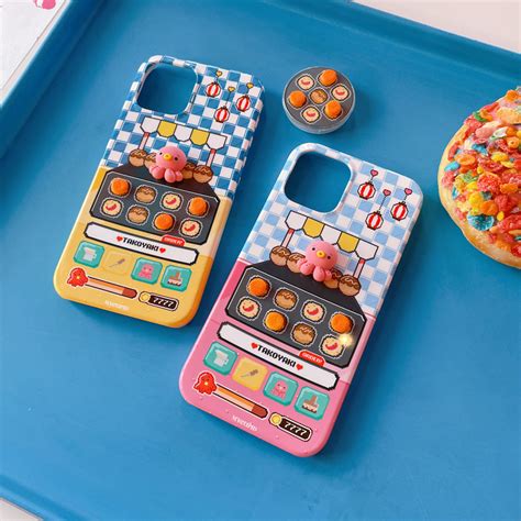 입체 오너먼트 타코야끼 타이쿤 폰케이스 커플 케이스 폴드4 아이폰14 데코덴 하드 폰케이스 카드수납 범퍼 클리어 S23 Z플립4 S22 울트라 폴드4 A32