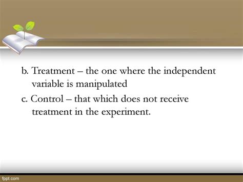 components of experiments ppt download
