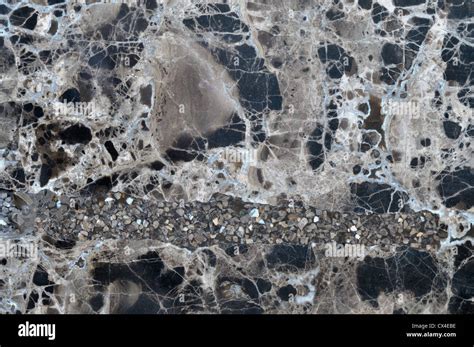 Cross Section Of Stone Stock Photo Alamy