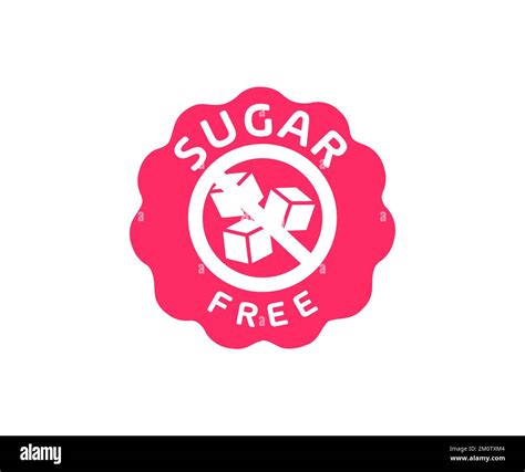 Sugar Free Stamp Label Or Sticker Sign Logo Design No Sugar Added
