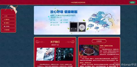 【开题报告】基于django vue中医药膳信息管理系统（论文 程序） csdn博客