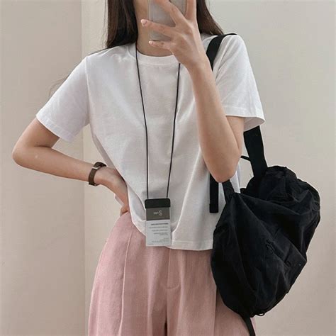 리얼코코 누적5만장 자체제작당일출발 프리미엄 코튼 스판 베이직 티셔츠 7 Color 여름반팔긴팔레이어드티기본티