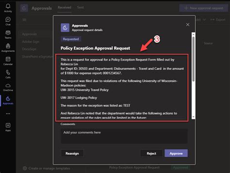 How To Review A Policy Exception Request For An Expense Report