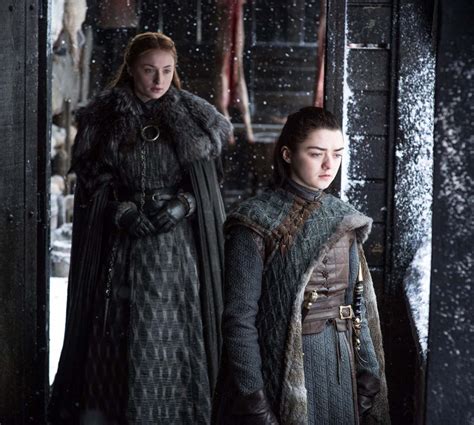 Game Of Thrones Saison 8 Arya Et Sansa Stark Unies Contre Jon Snow