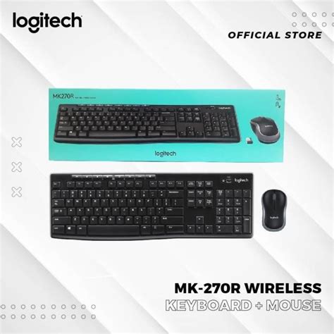 Jual Logitech Mk270r Mk 270r Wirelles Combo Mouse Keyboard Shopee Indonesia