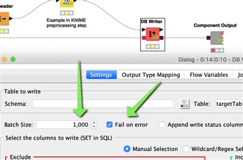 Insert Variable Into Table Part Of Sql Statement Knime Analytics