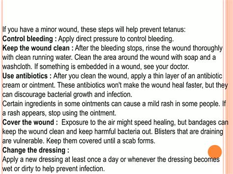 Tetanus Also Called Lockjaw PPTX