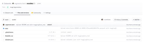 No Json File For Huggingface Dataset · Issue 61 · Segments Aisegments Ai · Github
