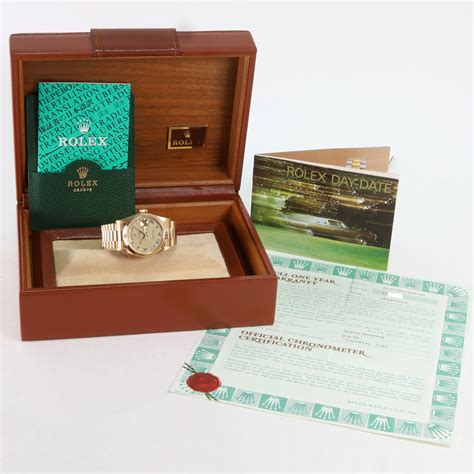 Day Date Yellow Gold Roman Dial Rolex Sold Watches Juwelier Burger