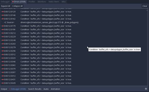 What Is Condition Bufferofs Datapolygonbuffersize Is True Driversgles3rasterizer