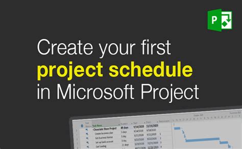 Microsoft Project Example Let S Create Your First Real Project In A