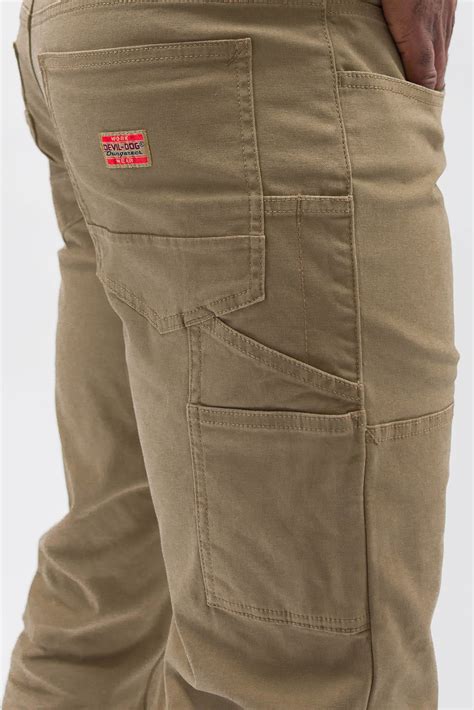 Carpenter Pant Rugged Tan Mens Pants Fashion Carpenter Pants Mens