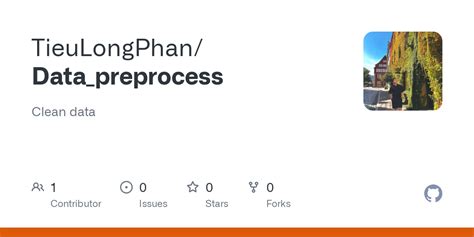 Github Tieulongphandatapreprocess Clean Data