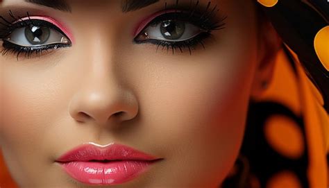 Free Photo Beautiful Young Woman With Elegant Fashion And Glamour Generated By Ai