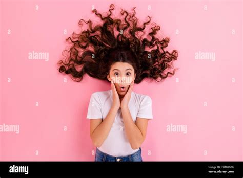 Top View Above High Angle Flat Lay Flatlay Lie Concept Portrait Of Her