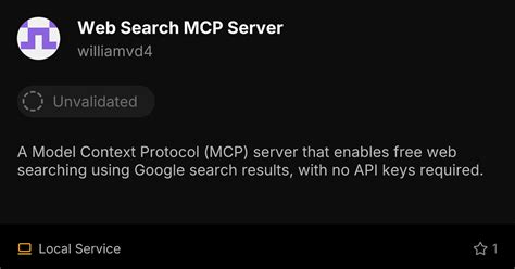 Web Search Mcp Server Mcp Servers · Lobehub