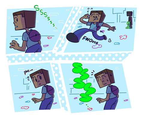 Funny Minecraft Enderman Comics