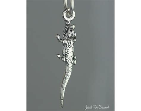 Gator Charm Sterling Silver Alligator Florida Everglades Etsy