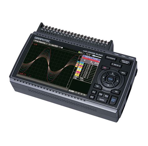 Graphtec Gl840 Midi Data Logger Data Loggers Graphtec Gb