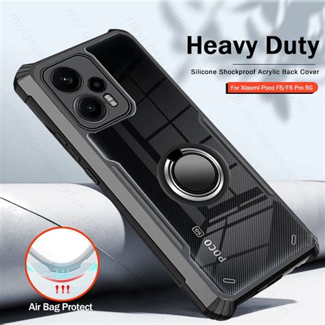 Xiaomi Poco F X Pro G Heavy Duty Acrylic Shockproof Phone Cover On Redmi Note Pro Plus G