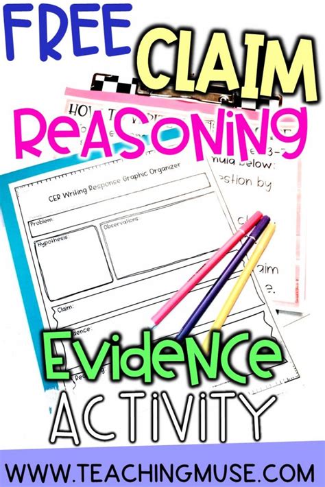 New Ideas For Cer Claim Evidence Reasoning Teaching Muse