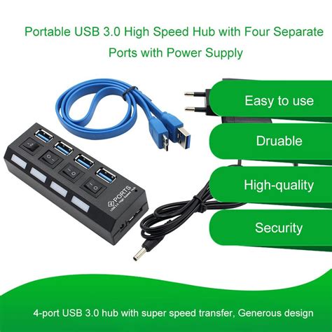 Usb 3 0 Hub Usb Hub 3 0 Multi Usb Splitter Hab 4 7 Grandado