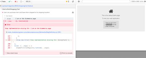 Unable To Run Step Definitionjs File · Issue 593 · Badeballcypress