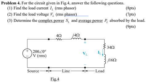 Solved Problem For The Circuit Given In Fig Answer The Chegg